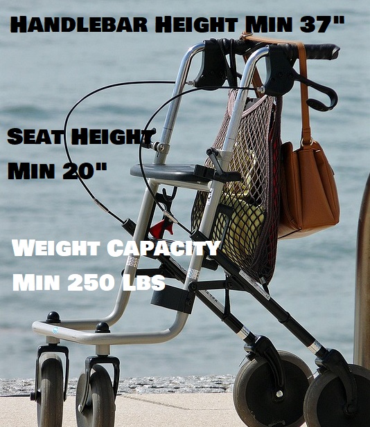 Rollators For Tall People – 6 Of The Tallest | People Living Tall